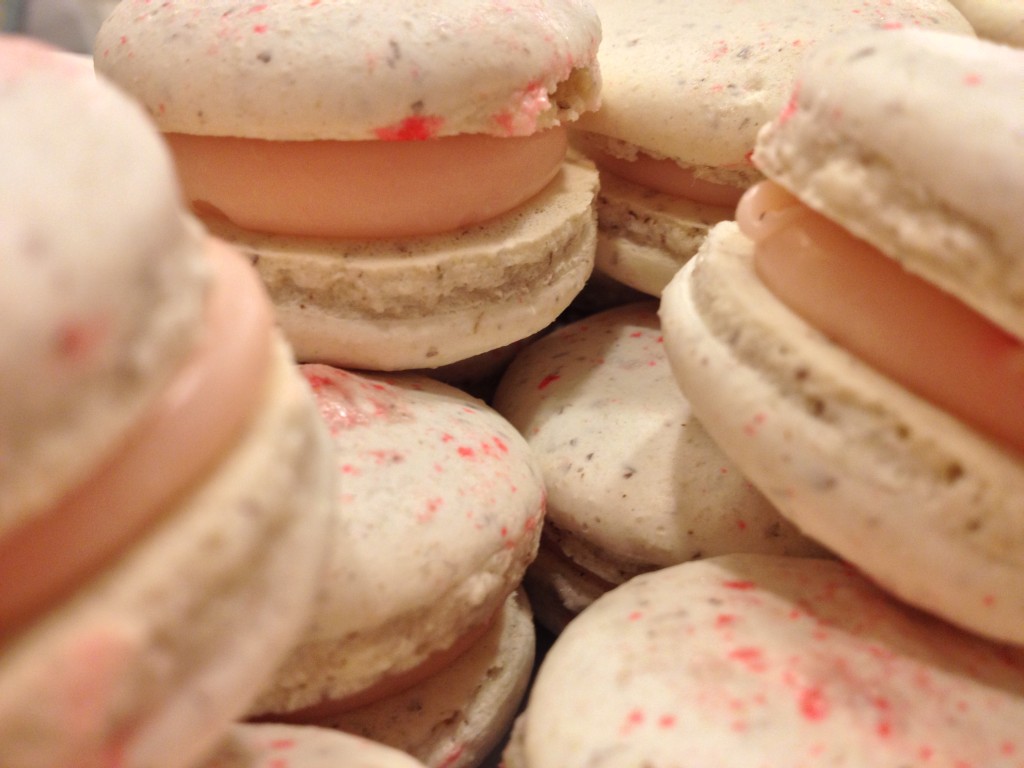 Candy Cane French Macarons - Planning Pretty