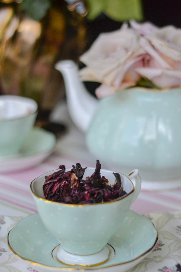Hibiscus + Rose Syrup Tea - Planning Pretty