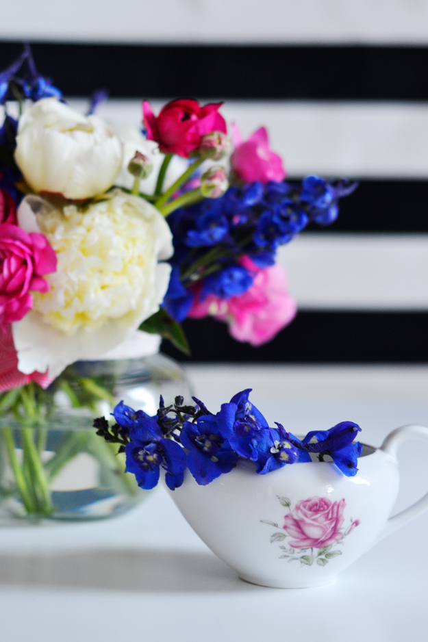 Nautical Floral Centerpieces